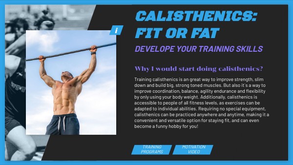 FIT OR FAT TRAINING PROGRAM