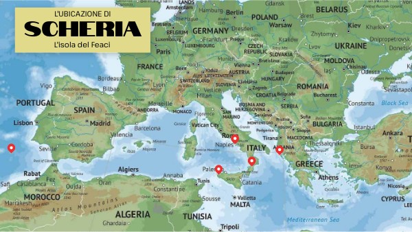 Ubicazione di Scheria | Genially