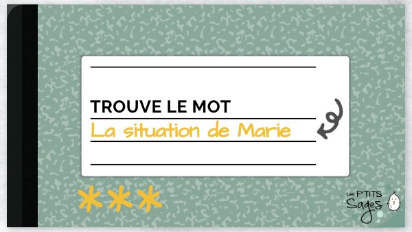 TROUVE LE MOT | Genially