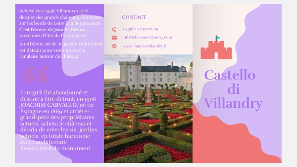 CASTELLO DI VILLANDRY | Genially