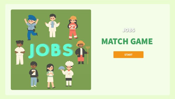 Match game JOBS | Genially