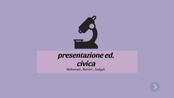 Presentazione ed. civica | Genially