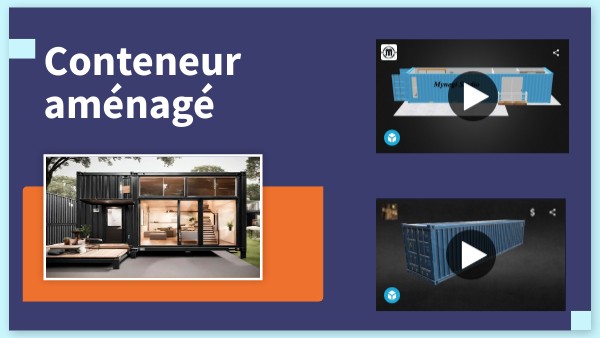 Conteneur Aménagé | Genially