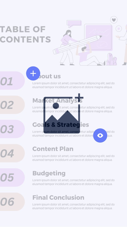 Essential Vertical Interactive Image