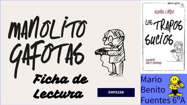 Ficha de Lectura 5ª Evaluación Manolito Gafotas Los Trapos Sucios ...