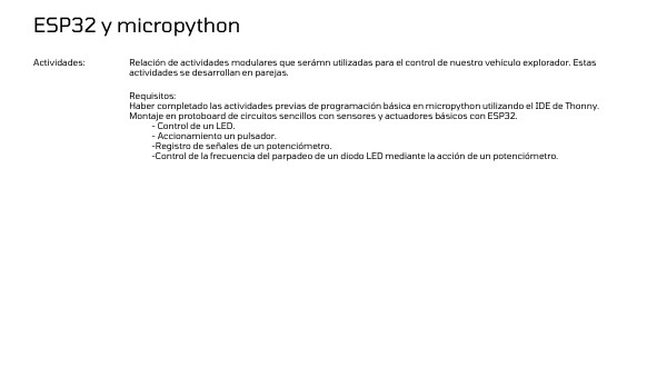 ESP32+micropython | Genially