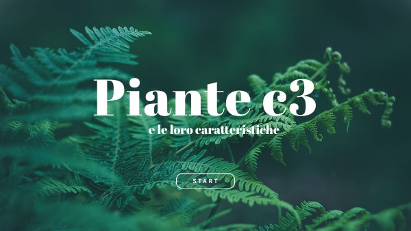 Piante c3 | Genially