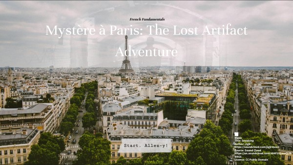 French Fundamentals Escape Room | Genially