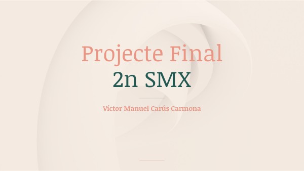 Projecte Final