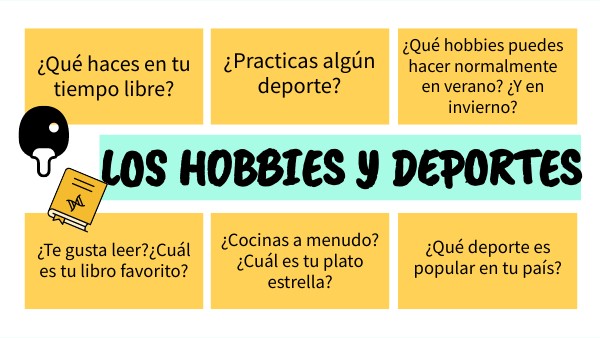 Preguntas: Los hobbies y deportes | Genially
