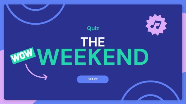 The weekend quizz