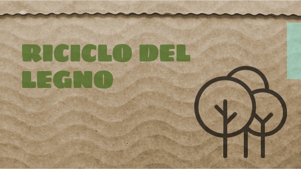 Riciclo del legno | Genially