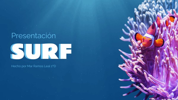 Presentación Surf