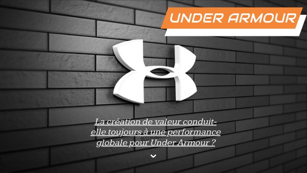 Présentation Under Armour | Genially