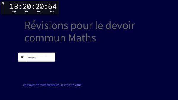 devoir-commun-quatrième | Genially