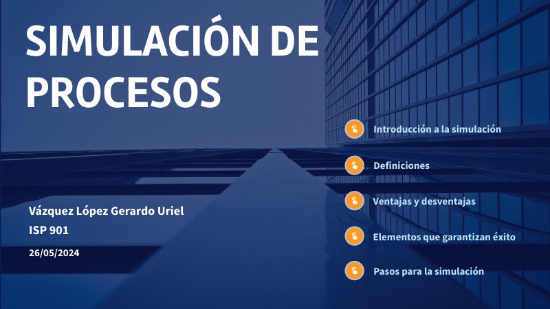 Simulación de procesos | Genially