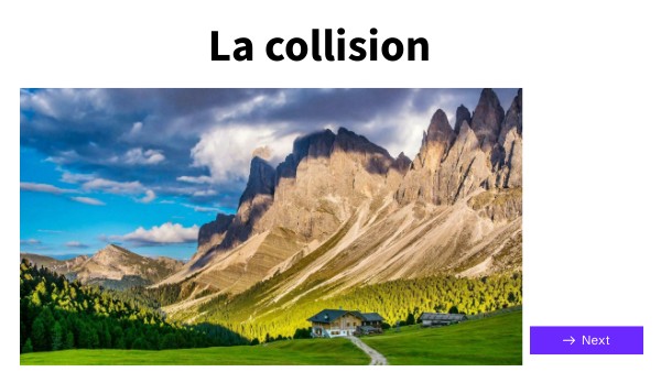 Collision Continentale 1ère Spé | Genially