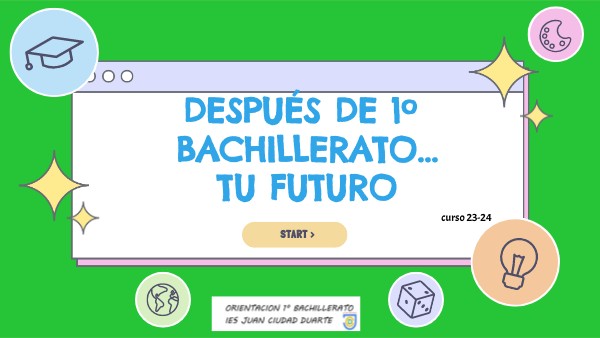 DESPUÉS DE 1º BACHILLERATO...TU FUTURO. JUNIO 2024 | Genially