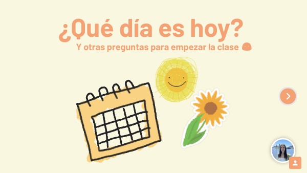 ¿QUÉ DÍA ES HOY? - Actividad inicial
