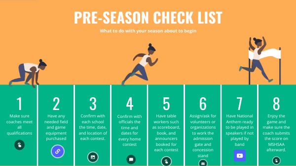 Pre-Season Checklist