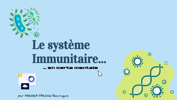 Le systeme immunitaire en carte mentale