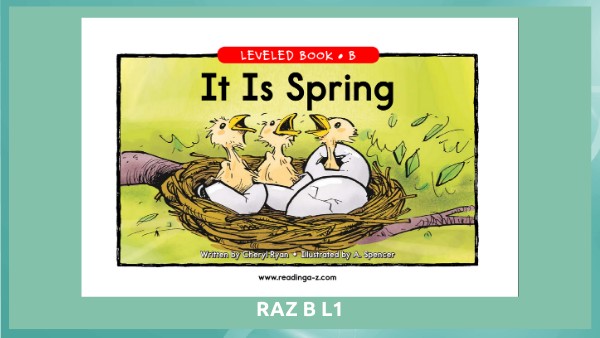 It is Spring RAZ B L1 | Genially