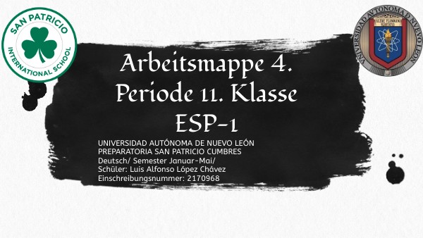Arbeitsmappe 4 Periode 11 Klasse Esp 1 9302