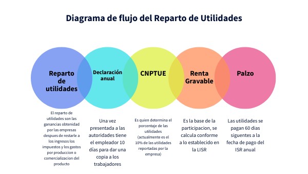 Diagrama de flujo de Reparto de Utilidades | Genially