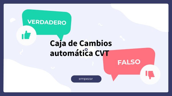 Quiz caja de cambios CVT