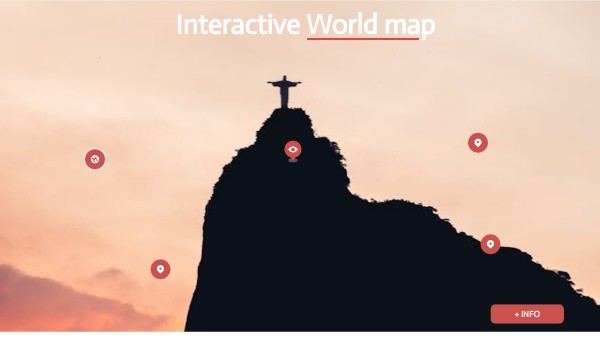 Interactive world map