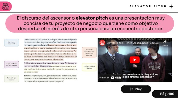 Tarea_Elevator pitch | Genially