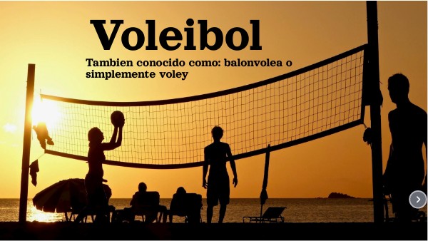 Voleibol | Genially
