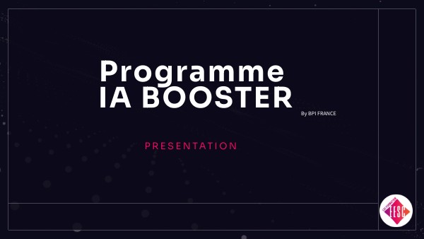 Présentation IA BOOSTER | Genially