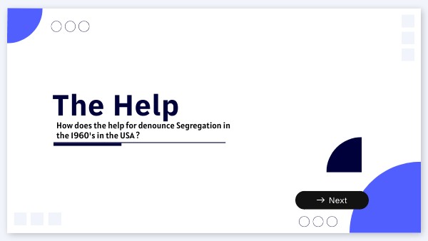 Présentation Oral the help | Genially