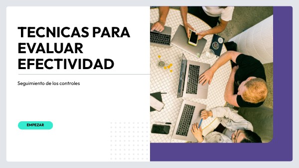 TECNICAS PARA EVALUAR EFECTIVIDAD | Genially