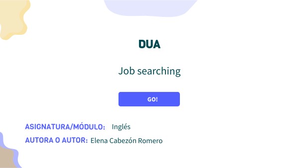 Plantilla DUA Inicial Elena Cabezón | Genially