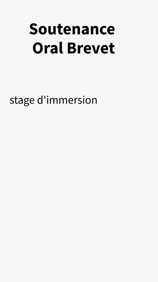 Présentation interactive basique mobile