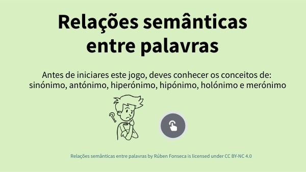 Relações semânticas entre palavras | Genially