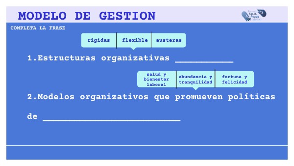 Modelo de gestión | Genially