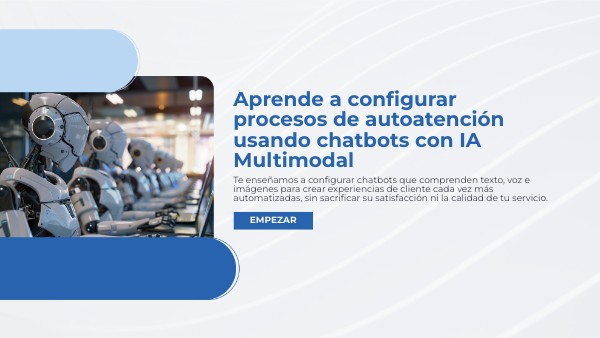 wolkvox webinar: chatbots con IA multimodal | Genially