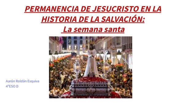 PRESENTACIÓN RELIGIÓN AARÓN ROLDÁN ESQUIVA.