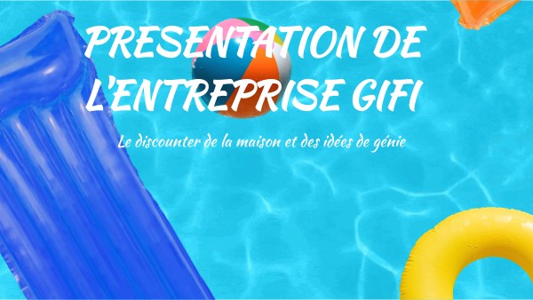 Présentation de l'entreprise GIFI | Genially