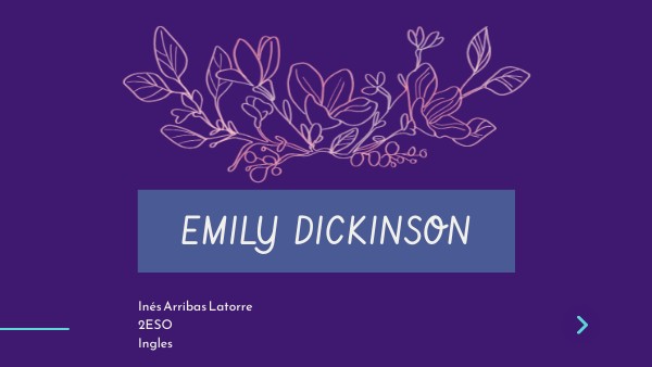 Presentación Emily Dickinson