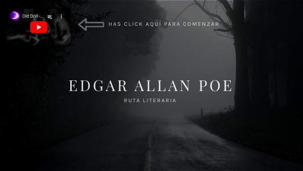 Ruta literaria-Edgar Allan Poe