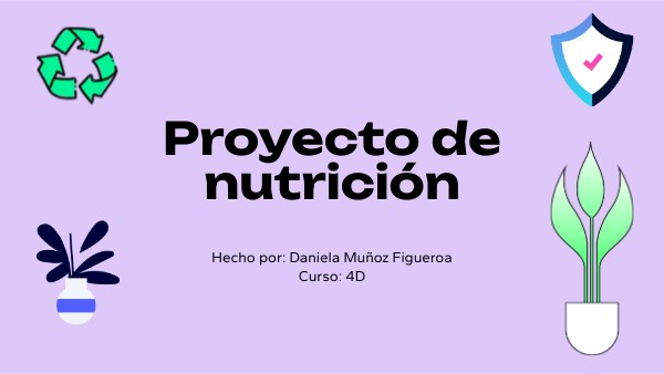 Proyecto de nutrición