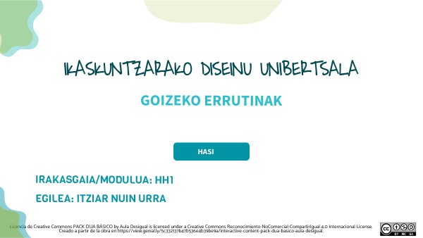 Euskera - DUA Inicial