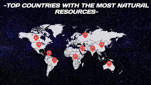 the most natural resources