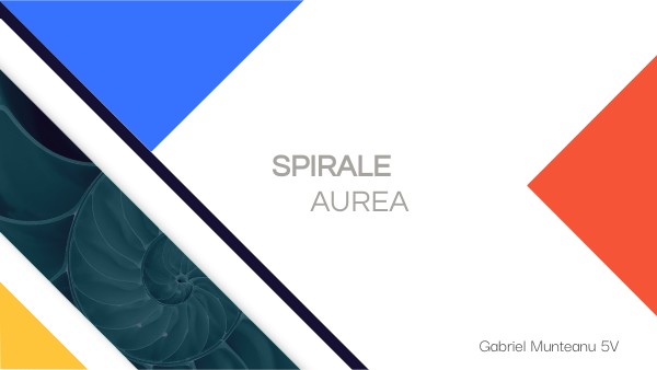 Presentazione Spirale Aurea | Genially