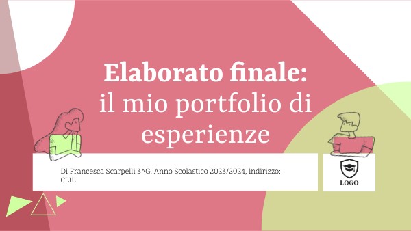 Elaborato finale: il mio portfolio di esperienze