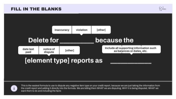 Dispute Reason Training | Genially